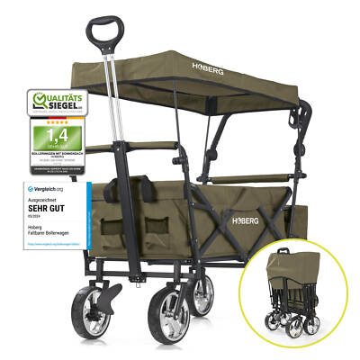 Bollerwagen faltbar klappbar Strand Hand Wagen Dach Transportwagen ...