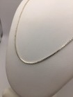 Sterling Silver 925 Box Chain 1.5mm Solid Diamond-Cut Necklace 18” W ...