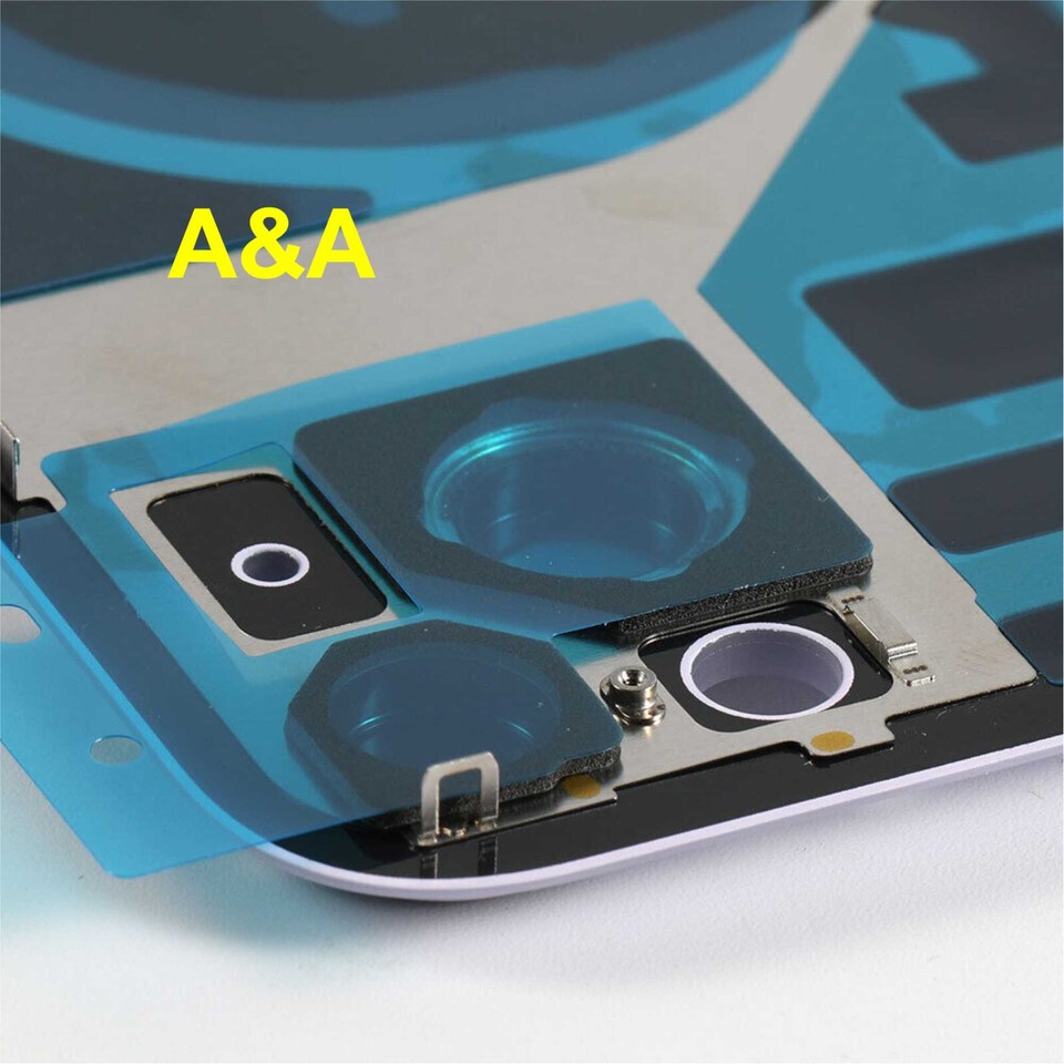 Back Glass replacement with Plate, Magnet, Camera len for Iphone 14 14 ...