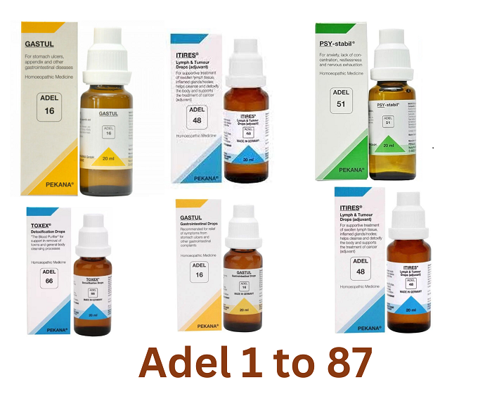 Adel Germany drops 1 to 87 Homeopathy Medicine variety Free Shipping ...