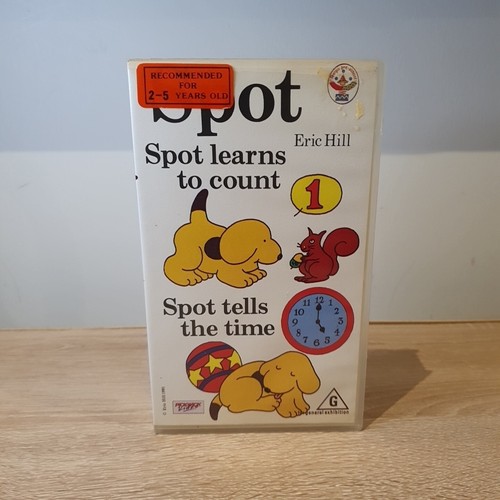 Spot Learns To Count / Spot Tells The Time VHS Video 1991 Eric Hill | eBay