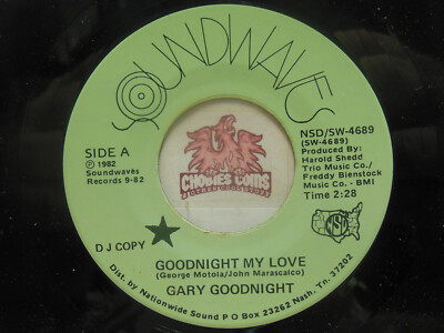 Promo! Gary Goodnight: Goodnight My Love / These Magic Feelings, 45 RPM ...