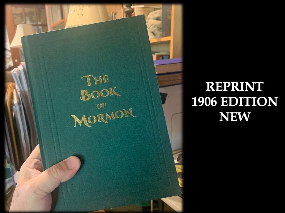 Book of Mormon 1888 First Pulpit Edition NEW REPRINT from 1906 1st ...
