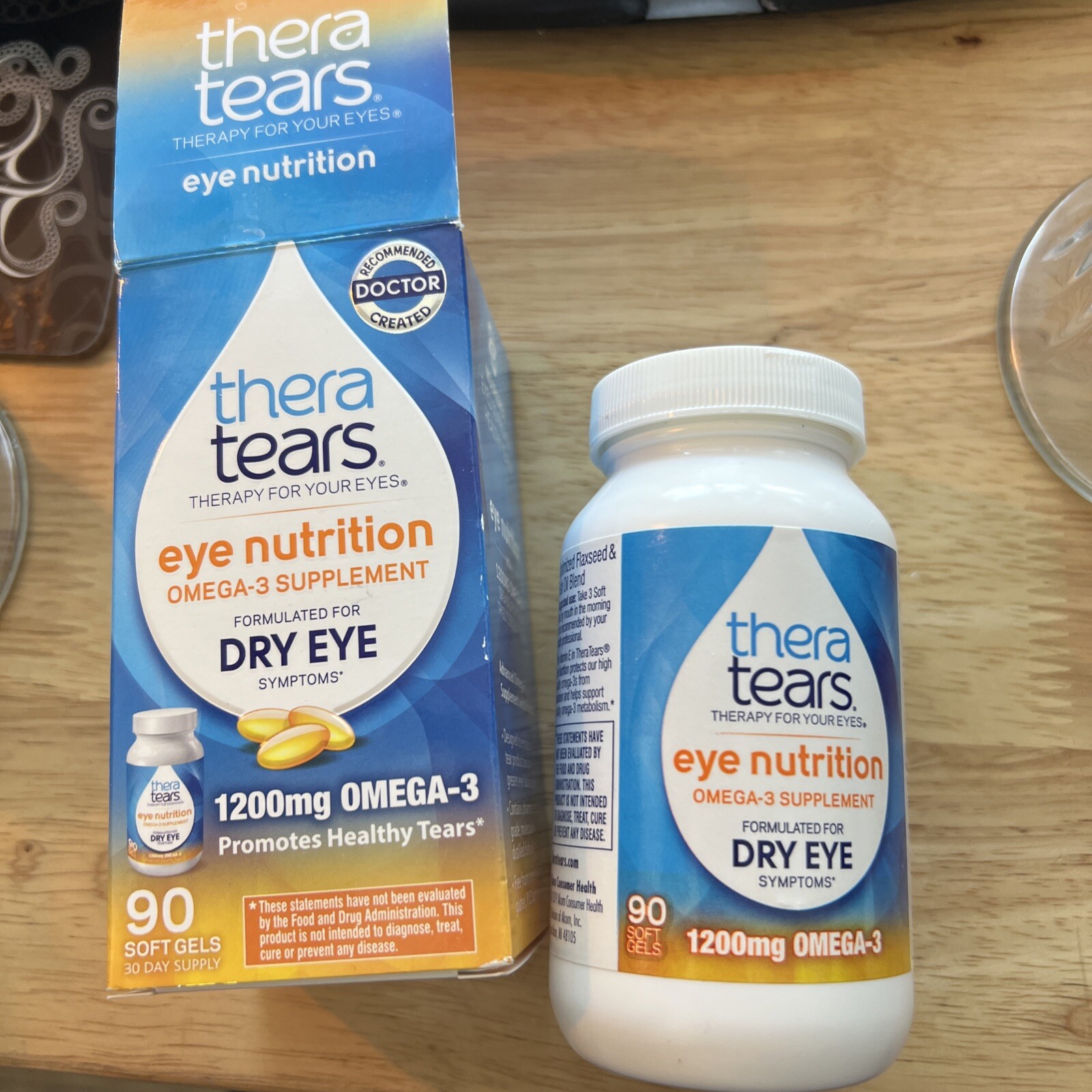 TheraTears Nutrition for Dry Eyes (omega-3 supplement) for sale online ...