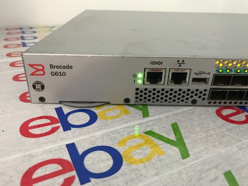 Brocade G610 BR-G610-8-16G-0 24-Port 32Gb Fibre Switch | eBay