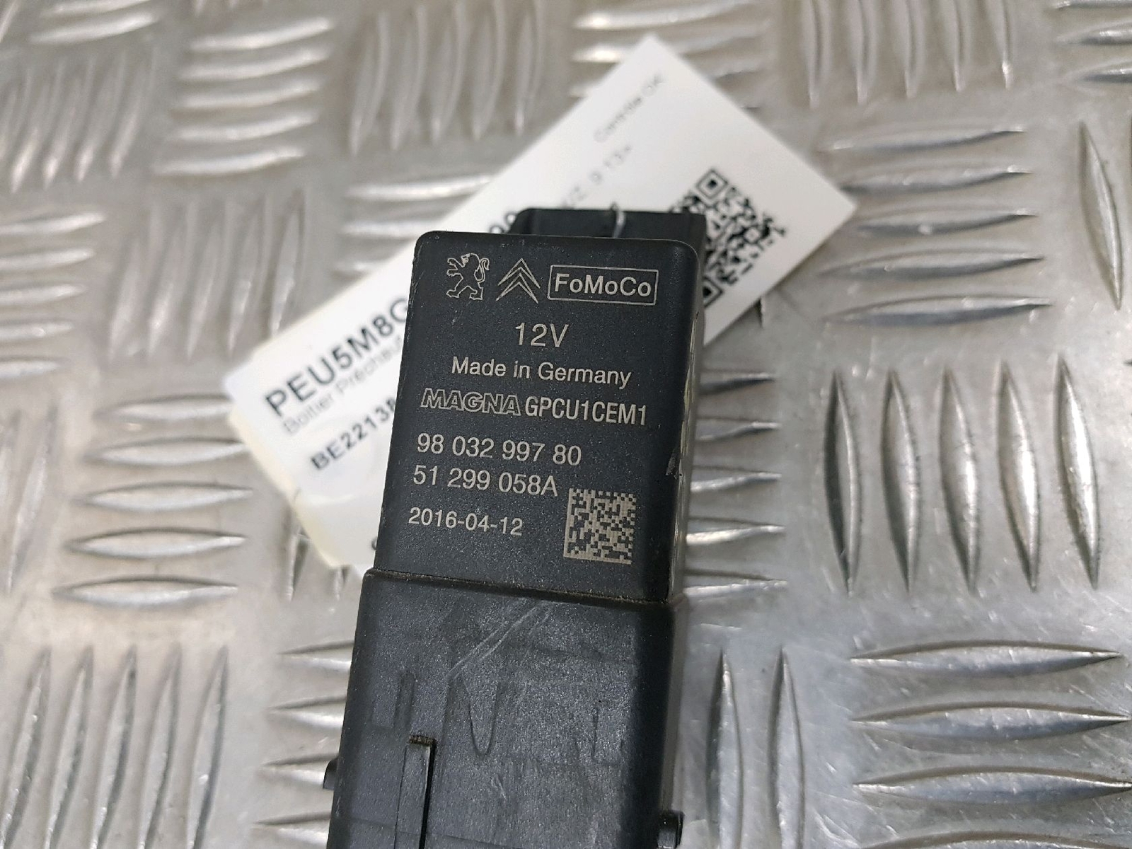 Boitier relais prechauffage Citroen DS3 - Peugeot 5008 I - Magna ...