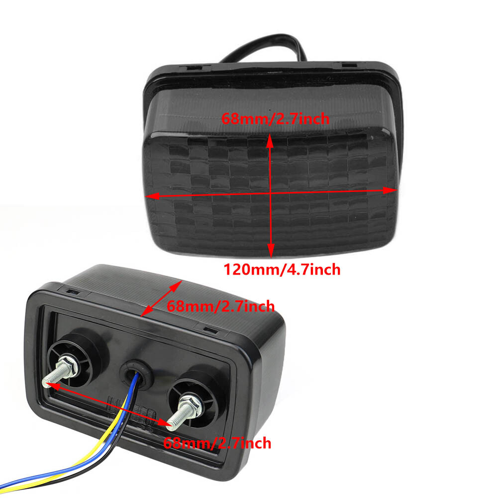 Black LED Brake Light For Yamaha Warrior 350 2002-2005 Banshee 350 2002 ...