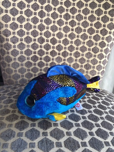 Ty Blue Fish aqua plush 3 inches | eBay
