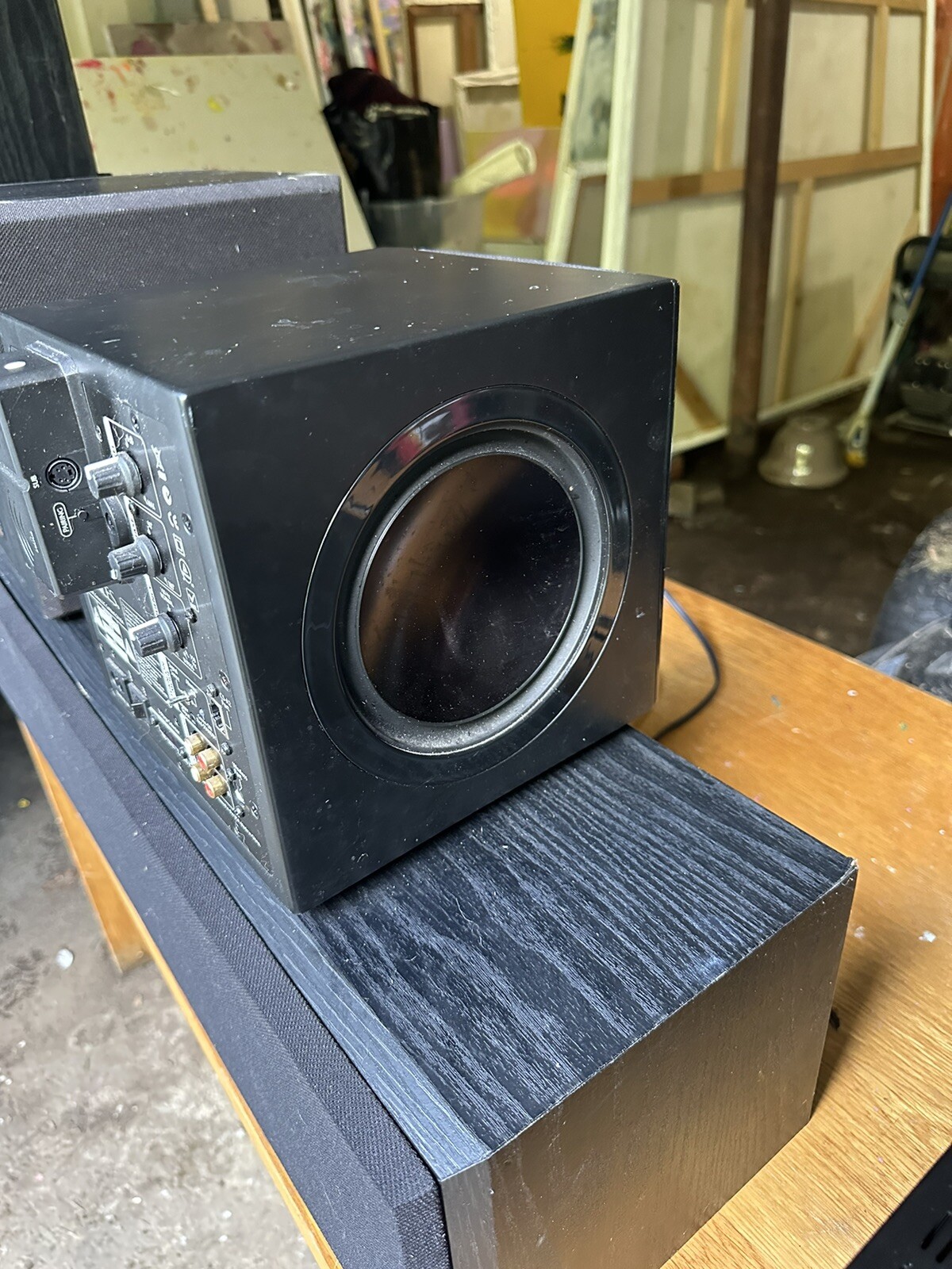 pinnacle baby boomer subwoofer w/speaker thrown in | eBay