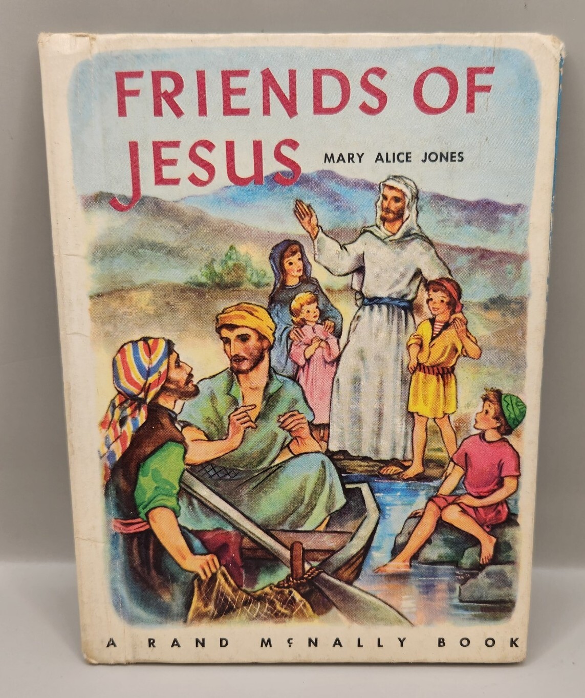 Vintage Book Rand McNally Junior Elf Friends of Jesus Mary Alice Jones ...