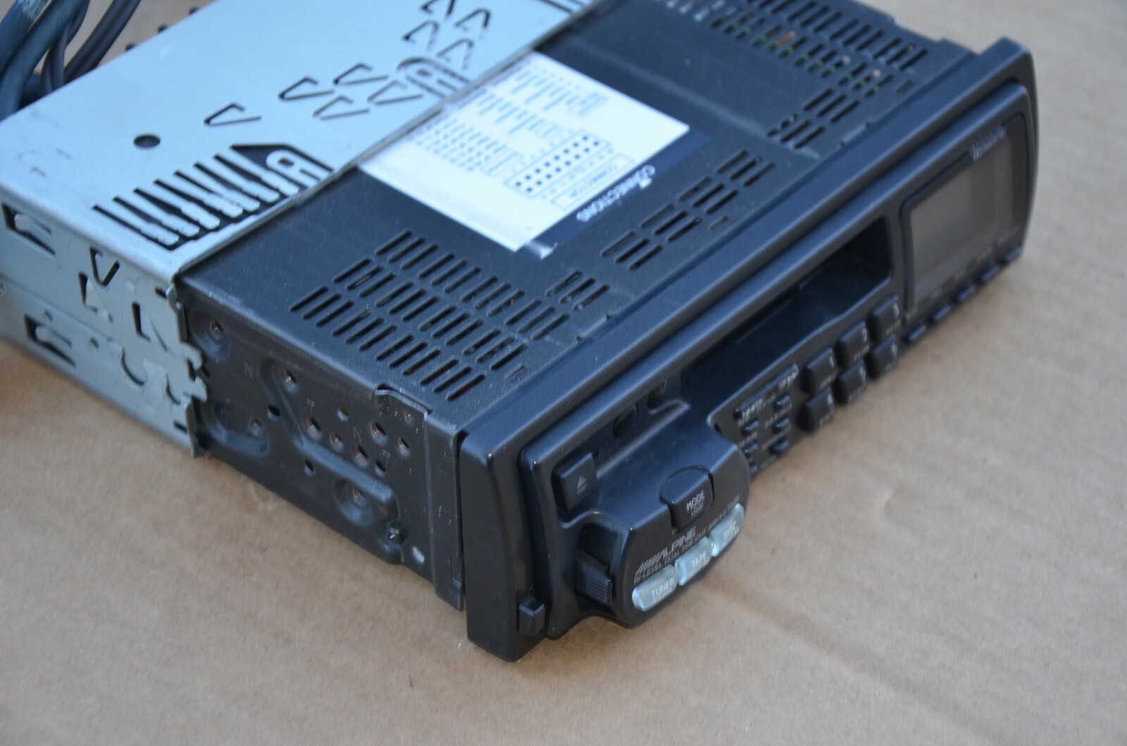 Alpine 7525 AM/FM cassette car stereo w/CD Changer Control Ferrari 360 ...