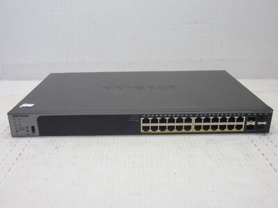 Netgear ProSafe GS728TPv2 24-Port Gigabit Ethernet Switch w/PoE+*Parts ...