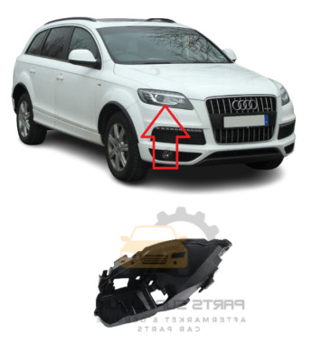 NEW FOR AUDI Q7 4L 09-15 FRONT HEADLAMP FASTENING BRACKET HOLDER RIGHT ...