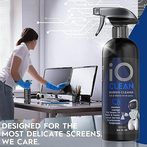 Screen Cleaner Spray Kit 32oz LCD LED TV Smartphone iPad Laptop ...