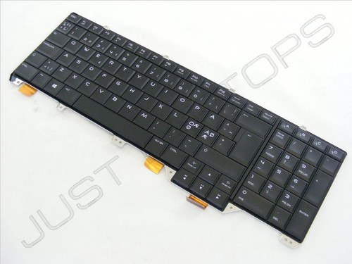 New Genuine Dell Alienware M17x R5 Nordic Northern Europe Keyboard ...