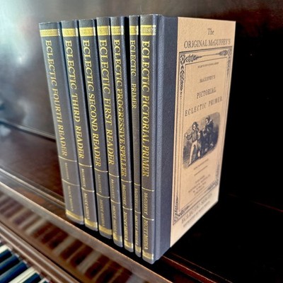 McGuffey's Eclectic Readers Series 7 Book Set Hardcover Original Books ...