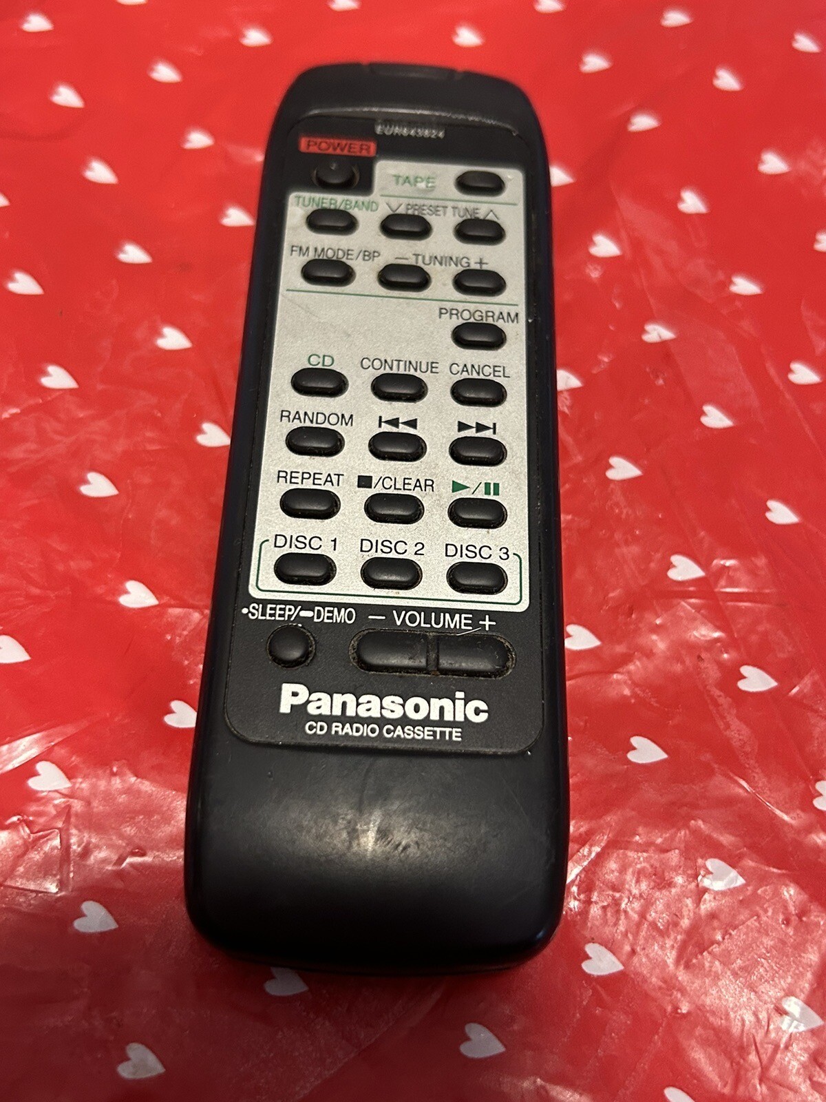 PANASONIC Remote Control EUR643824 Original CD RADIO CASSETTE Stereo ...