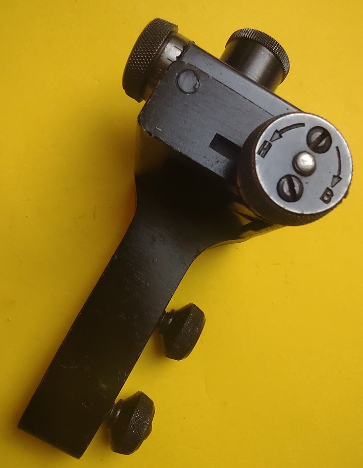 Rear diopter iris aperture receiver micrometer Peep URAL CM sight ...