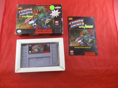 Mindscape Captain America and The Avengers | Super Nintendo SNES ...