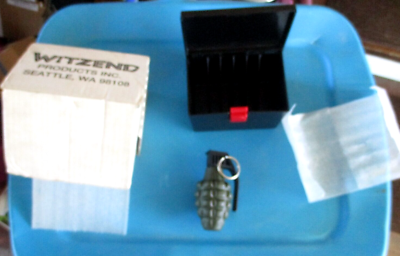 New! Fake Hand Grenade by Witzend Politically Correct? Prank Box! Gag Gift Funny | eBay