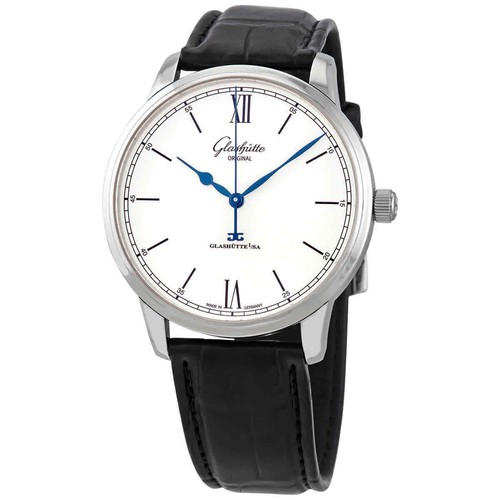 Glashutte Senator Excellence Automatic Varnished Silver DialMens Watch ...