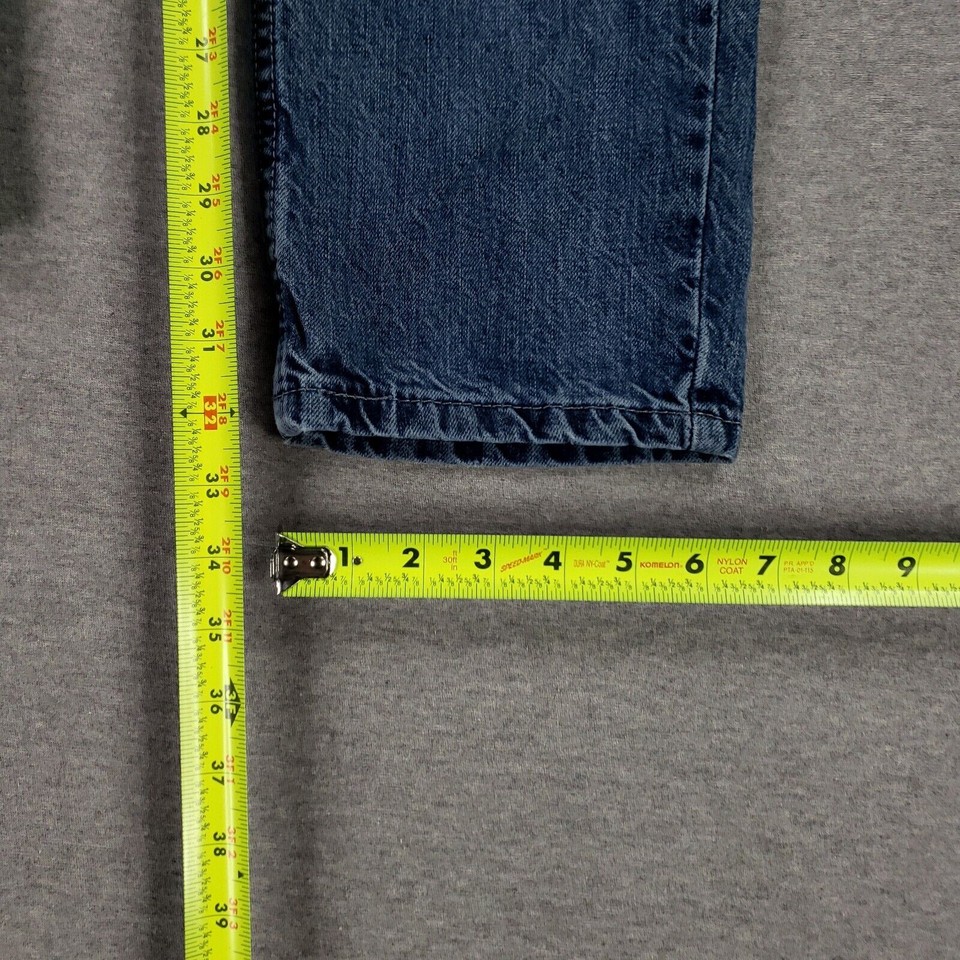 Levi's 514 Slim Straight 30x32 Blue Jeans 100% Cotton Denim | eBay UK