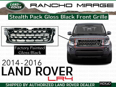 2014-2016 Land Rover LR4 Front Grille in Gloss Black Genuine New ...