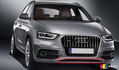 NEW GENUINE AUDI Q3 2012-2016 FRONT S LINE BUMPER CENTER LOWER GRILLE ...