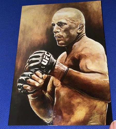 Georges St Pierre GSP Rare UFC MMA Art Greeting Card | eBay