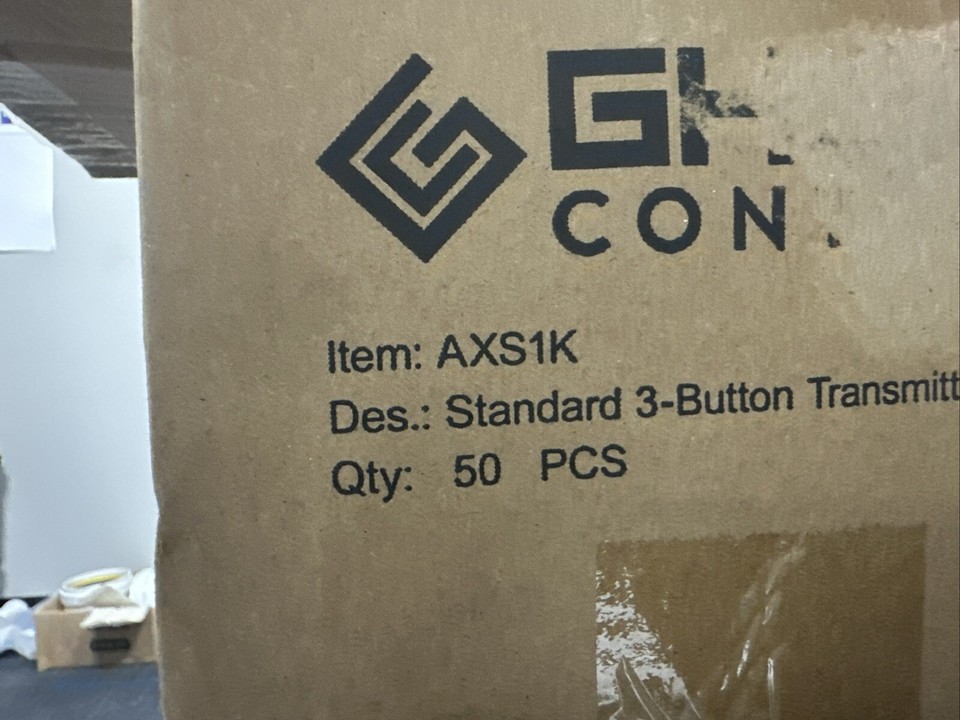 GHOST CONTROLS Remote Transmitter Standard 3-Button Automatic Gate ...