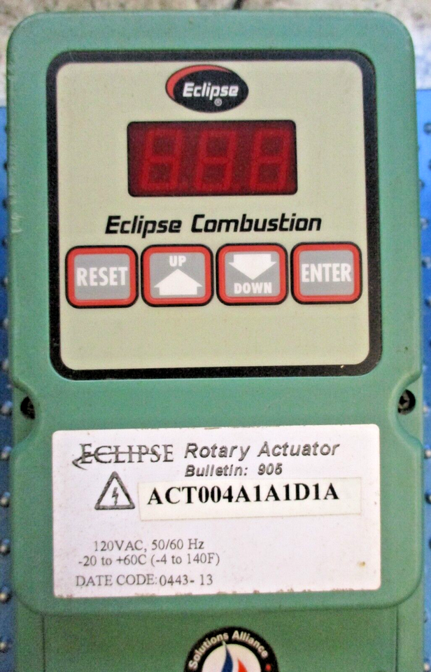 ECLIPSE ROTARY ACTUATOR COMBUSTION CONTROLLER ACT004A1A1D1A | eBay