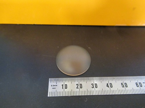 OPTICAL PLANO CONVEX FROSTED LENS DIFFUSER MICROSCOPE PART AS PICTURED ...