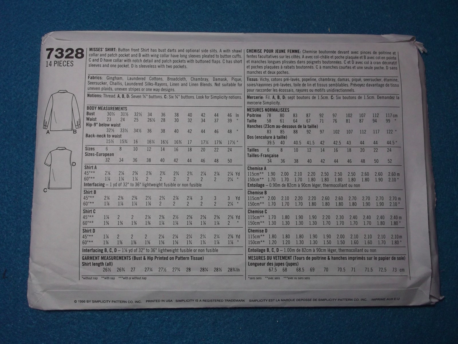 Simplicity Patterns (W) ~ All Patterns are Size 10-16 ...