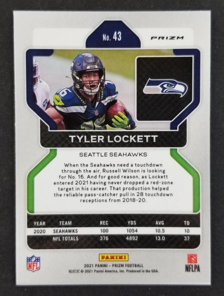 2021 Panini Prizm - Orange Prizm #43 Tyler Lockett /249 for sale online ...