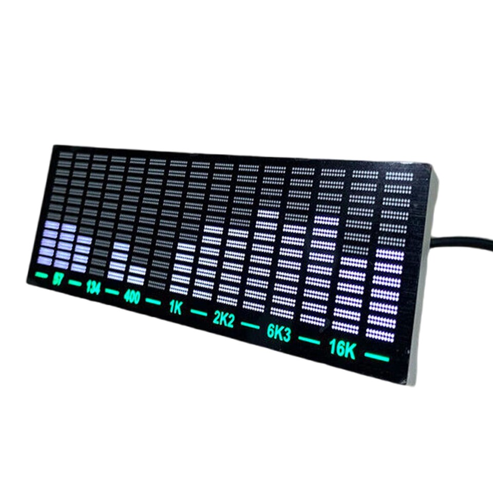 Music Spectrum LED Display Sound-Controlled Audio Level Indicator VU ...