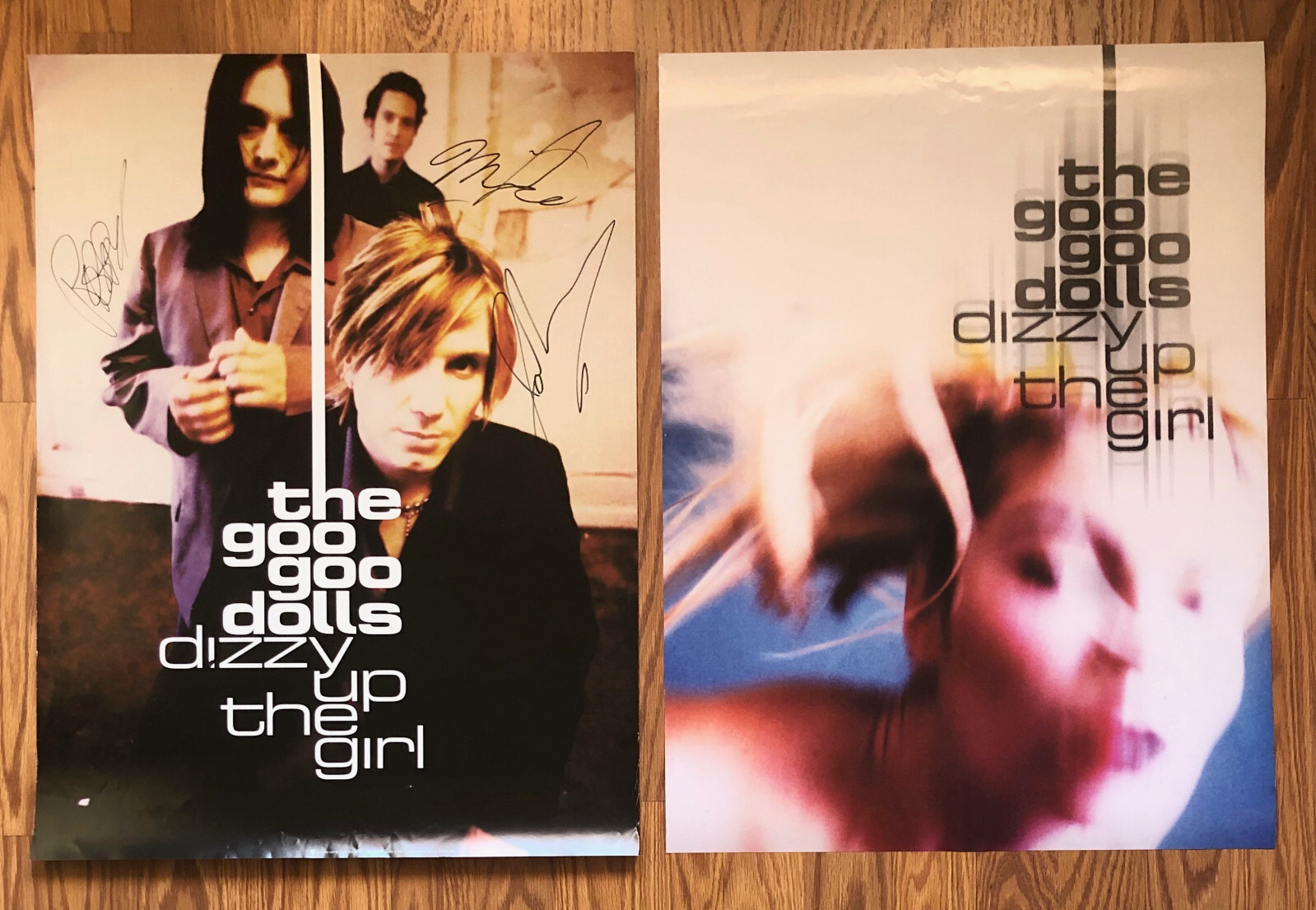 Goo Goo Dolls Double Sided Poster Signed In Person 1998 | eBay