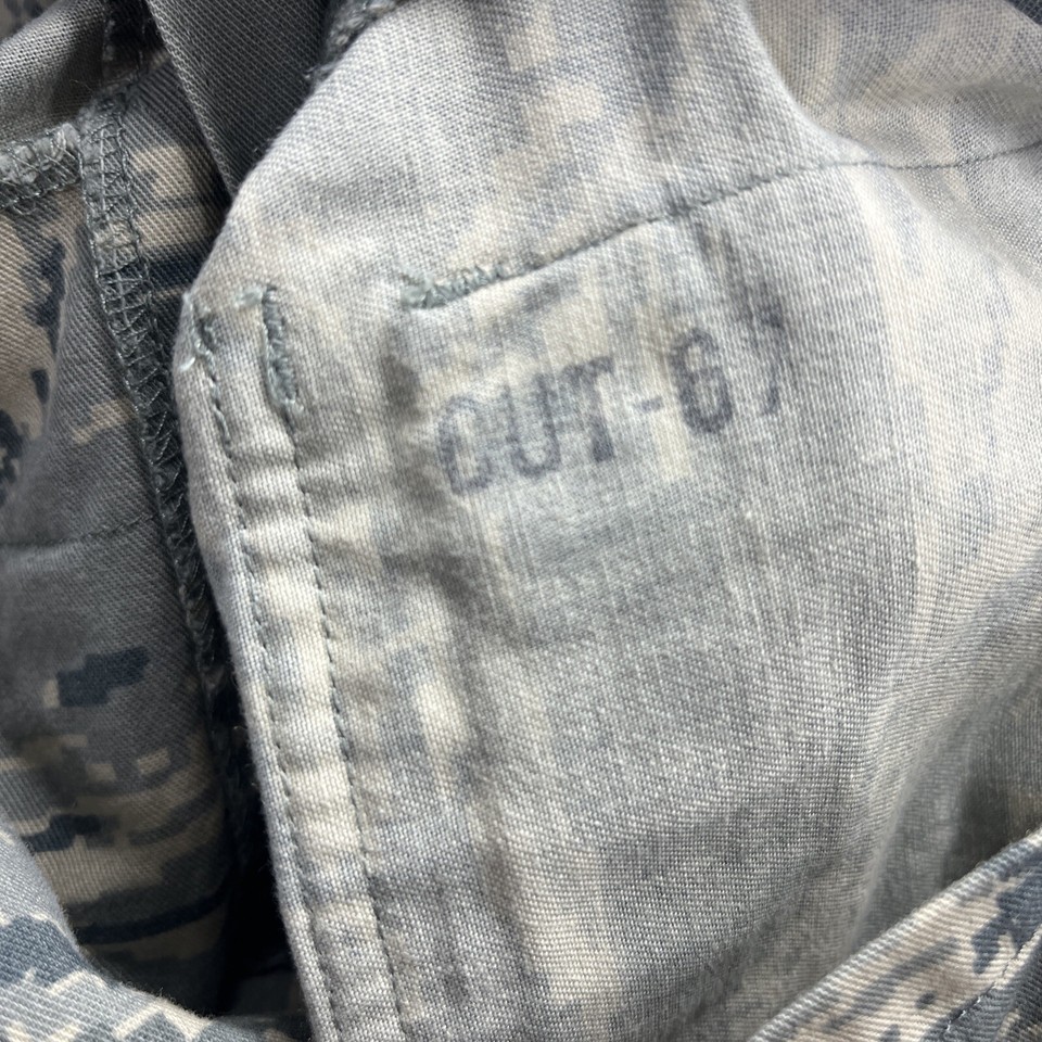 Military Shirts Mens 46R Green Brown Utility Shirt Camouflage Uniform ...