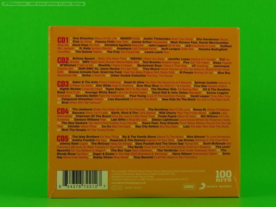 VARIOUS ARTISTS POP (100 HITS) (4 x CD (CD 2 MISSING)) (624) 20+ Track ...