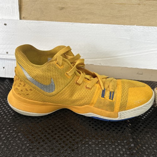 Nike Kyrie 3 Yellow Gold Basketball Shoes High Top Sneakers Boys 6 Y | eBay