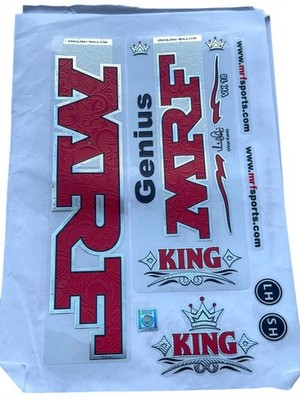 MRF Cricket Bat Embossed Sticker- A+ Replica High Quality KING 👑 2025 ...
