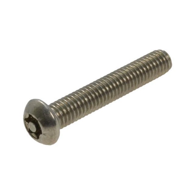 Pack Size 1 Stainless Button Post Torx M10 x 80mm Security T45 Machine ...