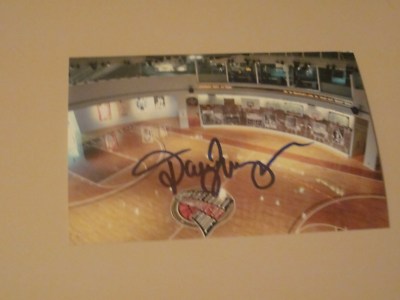 DAVID THOMPSON SIGNED AUTOGRAPHED 4X6 BASKETBALL HALL OF FAME HOF PHOTO ...