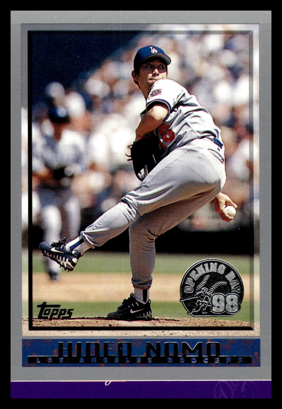 1998 Topps Opening Day #88 Hideo Nomo Los Angeles Dodgers Baseball Card ...