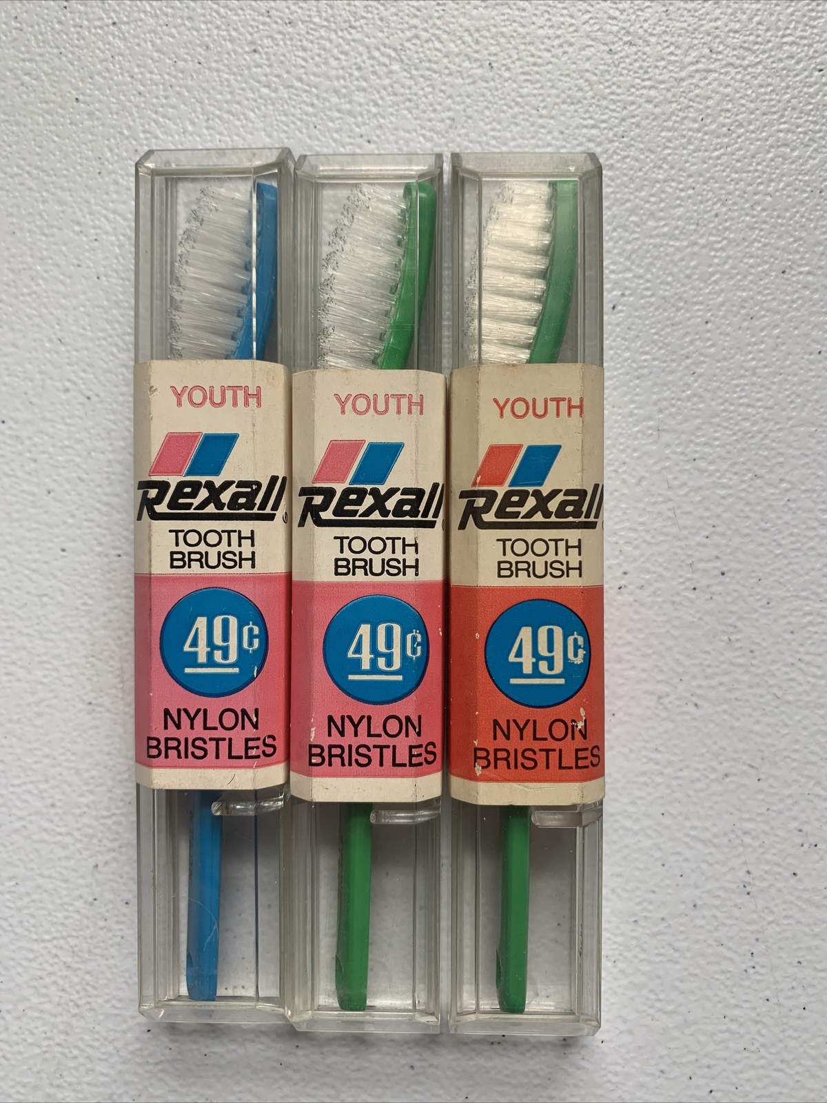 Vintage Rexall Klenzo Youth Nylon Tooth Brush In Hard Case USA Dental ...