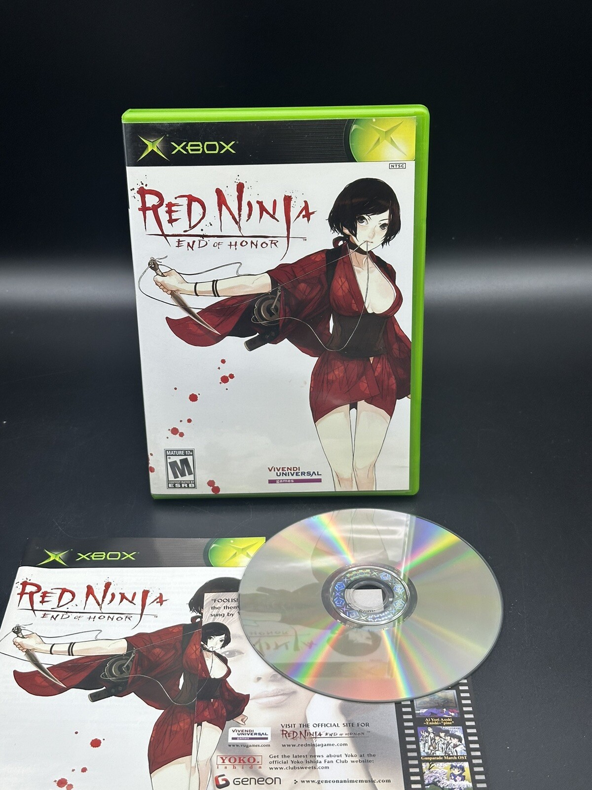 Red Ninja: End of Honor (Microsoft Xbox, 2005) for sale online | eBay