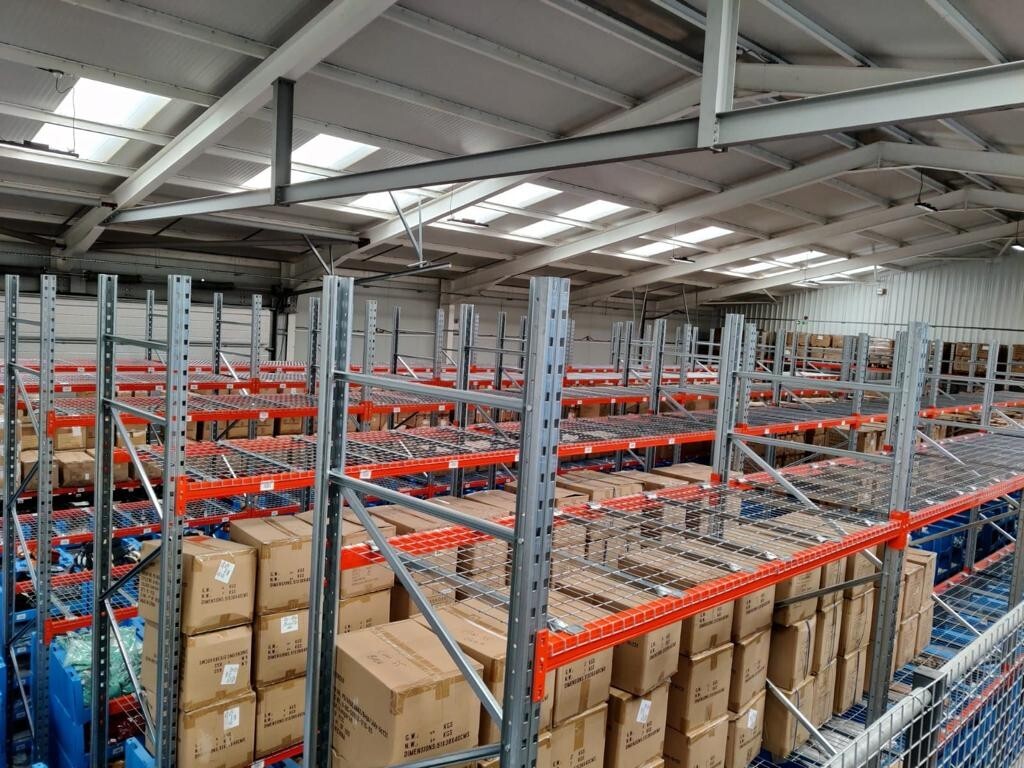 Heavy duty pallet racking shelving warehouse/garage/workshop PSS Pallet ...