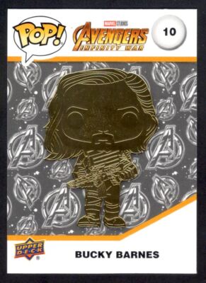 2023 UD Funko Pop Marvel Gold (B) Bucky Barnes #10 | eBay