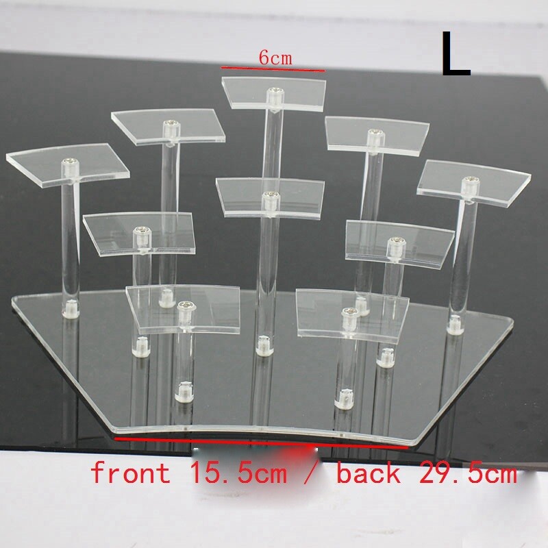 Acrylic Clear Stand Model Doll Toy Ornament Display Holder Rack ...