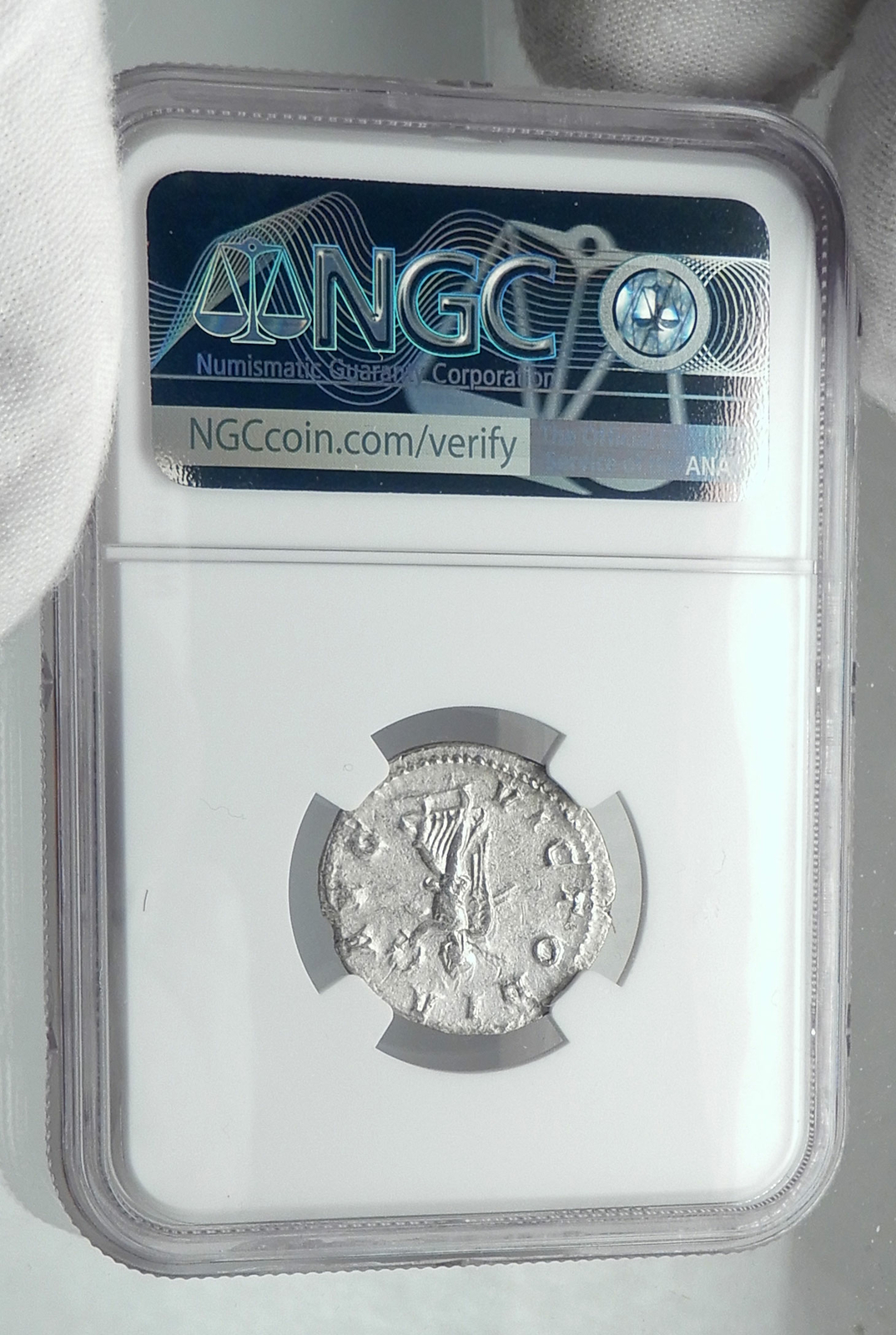 PHILIP I the ARAB Ancient 244AD Rome Silver Roman Coin VICTORY NGC ...