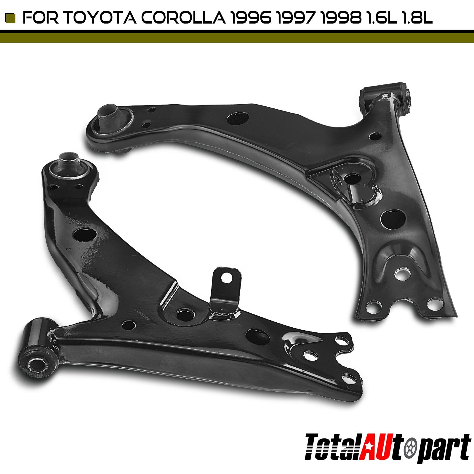 2x New Control Arm for Toyota Corolla 1996-1998 L4 1.6L 1.8L Front Left ...